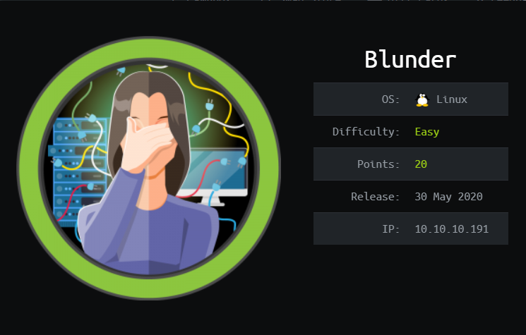 Hack The Box - Blunder | Skiddies101